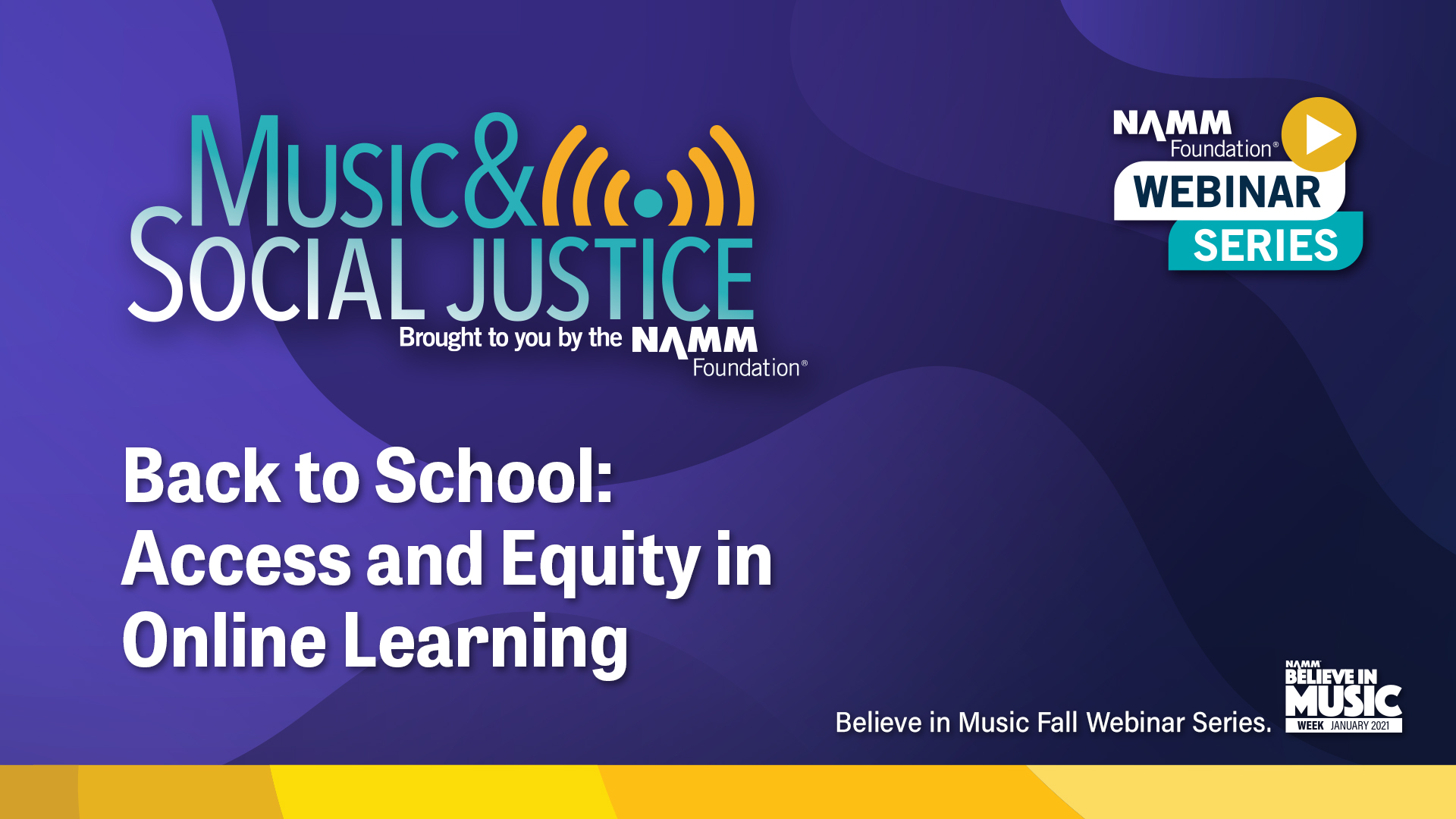 Replay the Webinar: Back to School, Access and Equity in Online ...
